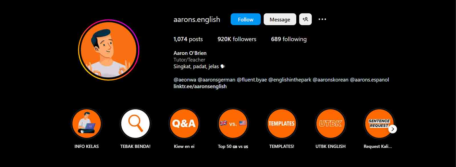 Pembelajaran Bahasa Inggris dari Konten Kreator! Yuk Intip disini!