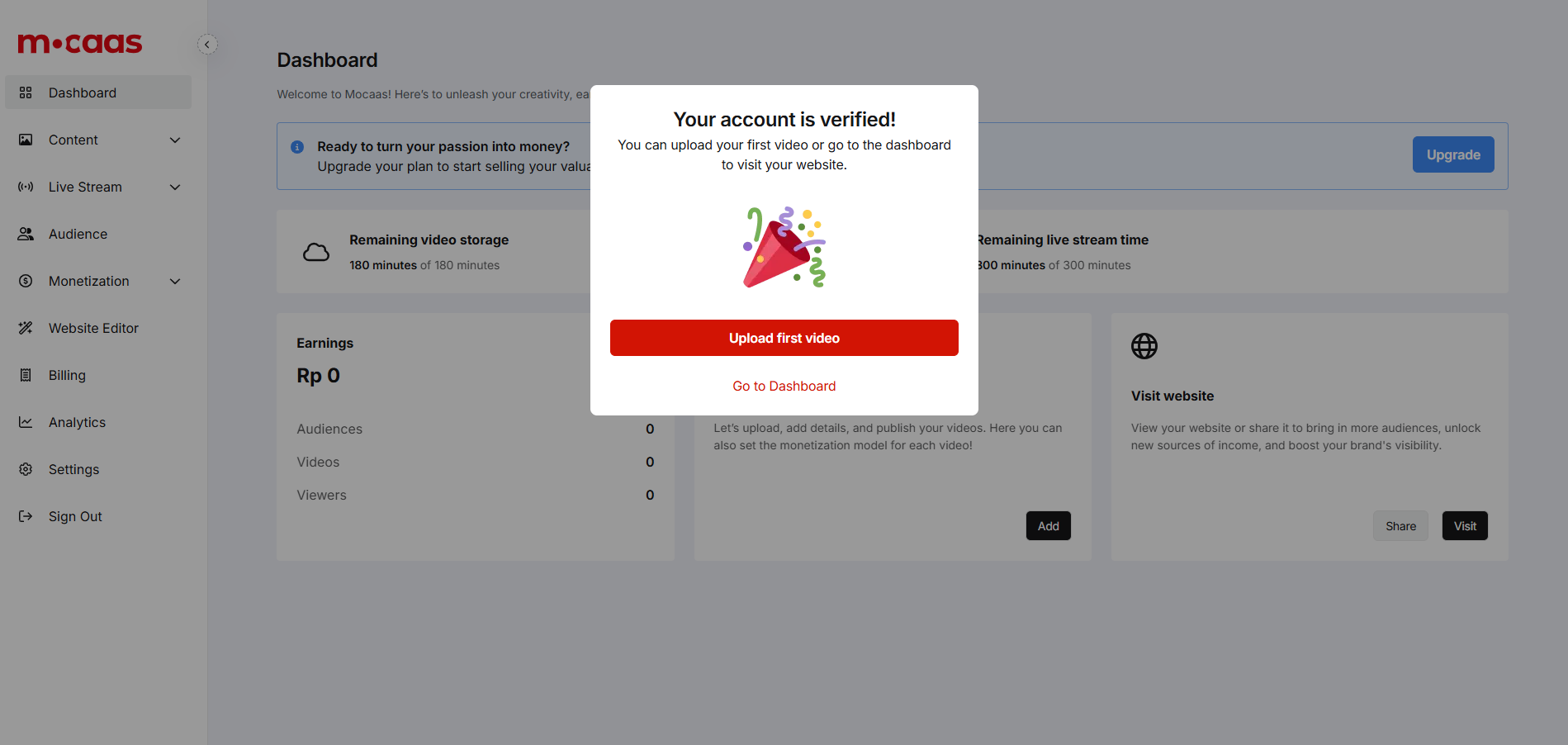 Tutorial Registrasi Akun - Mocaas Blog