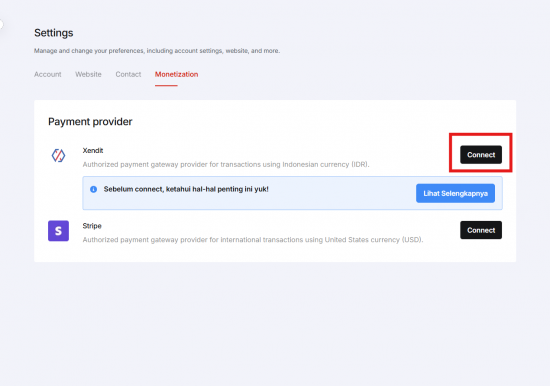 Tutorial Registrasi Xendit - Mocaas Blog