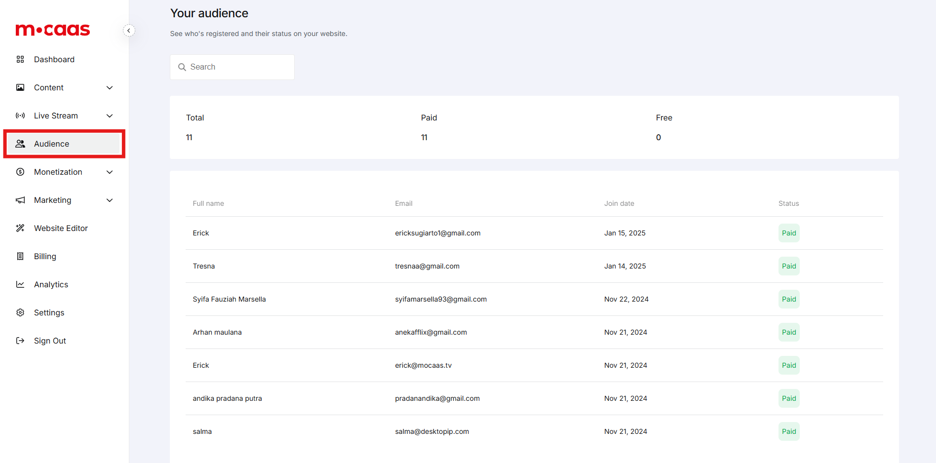 Tutorial Fitur Audience! - Mocaas Blog