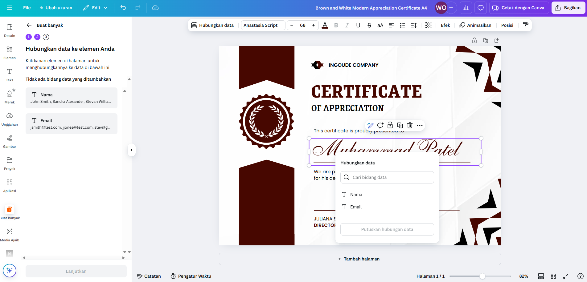 Cara Membuat Sertifikat Online Massal di Canva, Mudah & Cepat! - Mocaas Blog